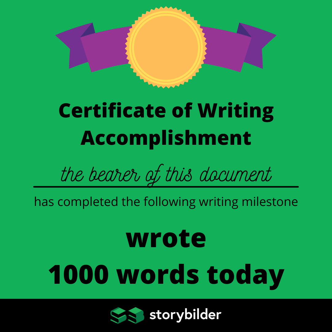 Writing Awards Storybilder